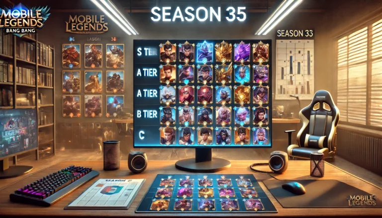 mobile legends tier list season 35 hero Panduan Hero Terkuat